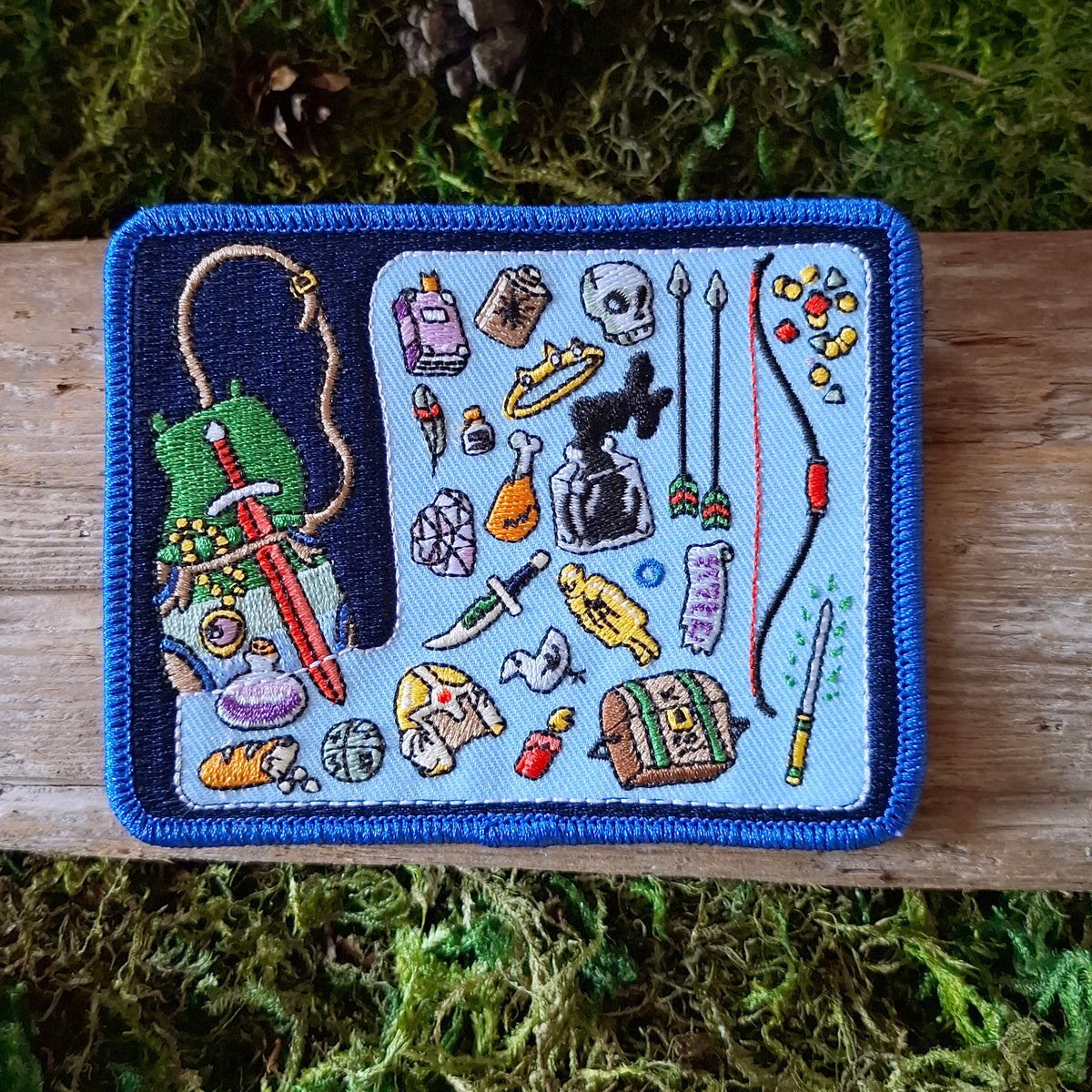 Bag of Holding Patch - DND D&D Themed Iron-on Patch – Forager Vintage