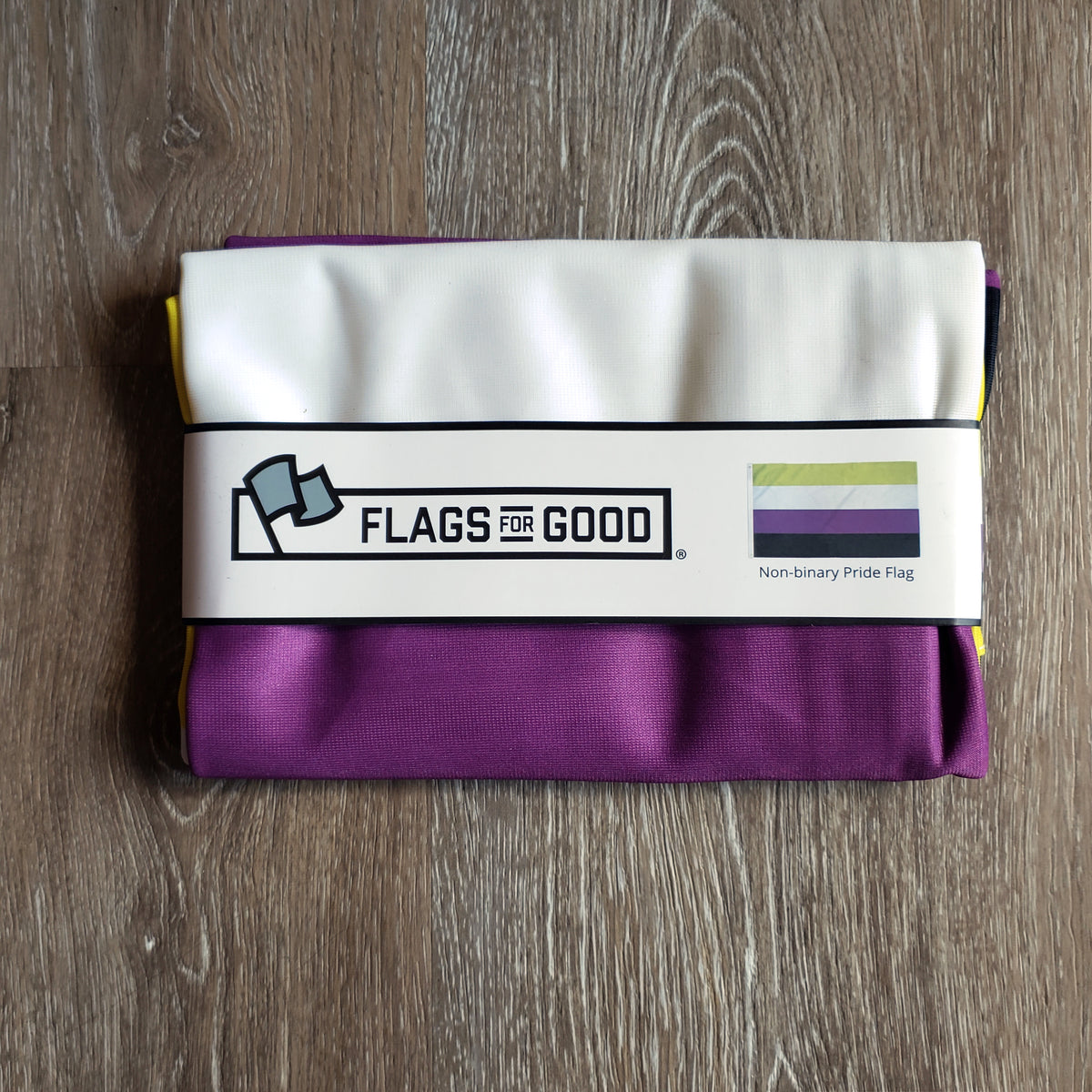 Non-Binary (Enby) Pride Flag – Forager Vintage