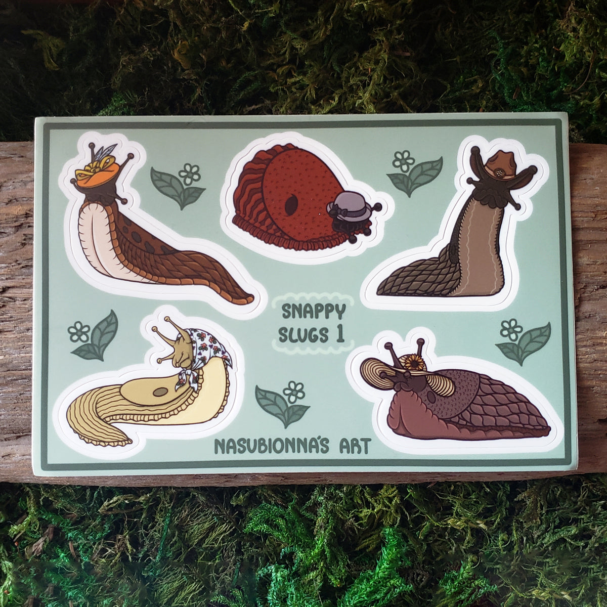 "Snappy Slugs" Vol 1 Sticker Sheet – Forager Vintage