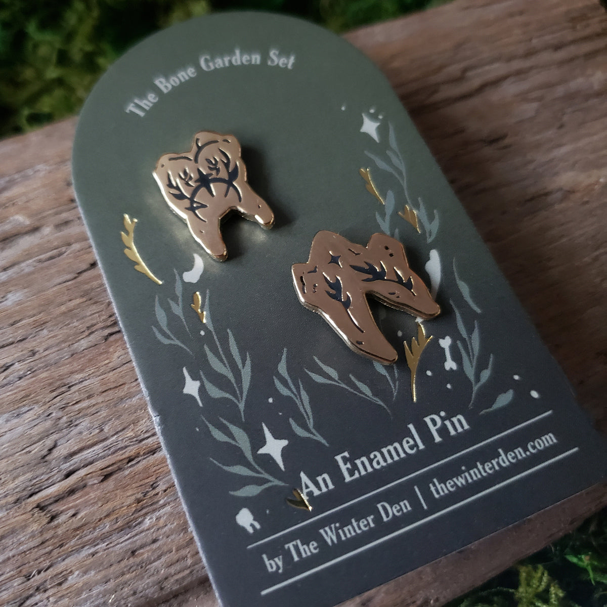 Sigil Teeth Mini Enamel Pin Set – Forager Vintage