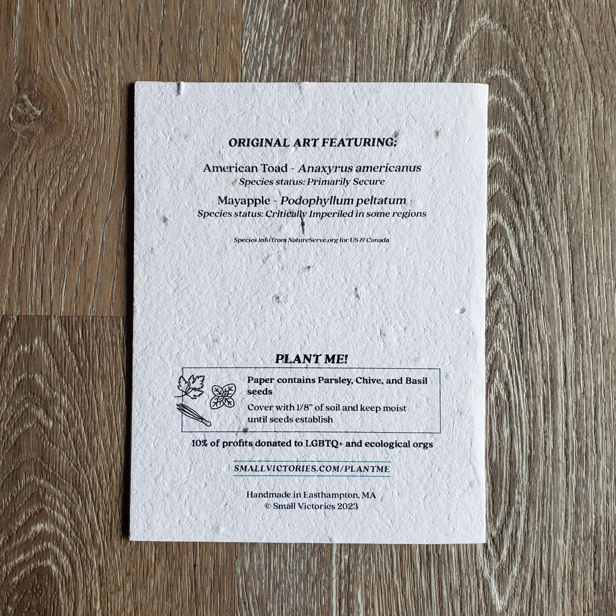 Two Toads Plantable Greeting Card – Forager Vintage