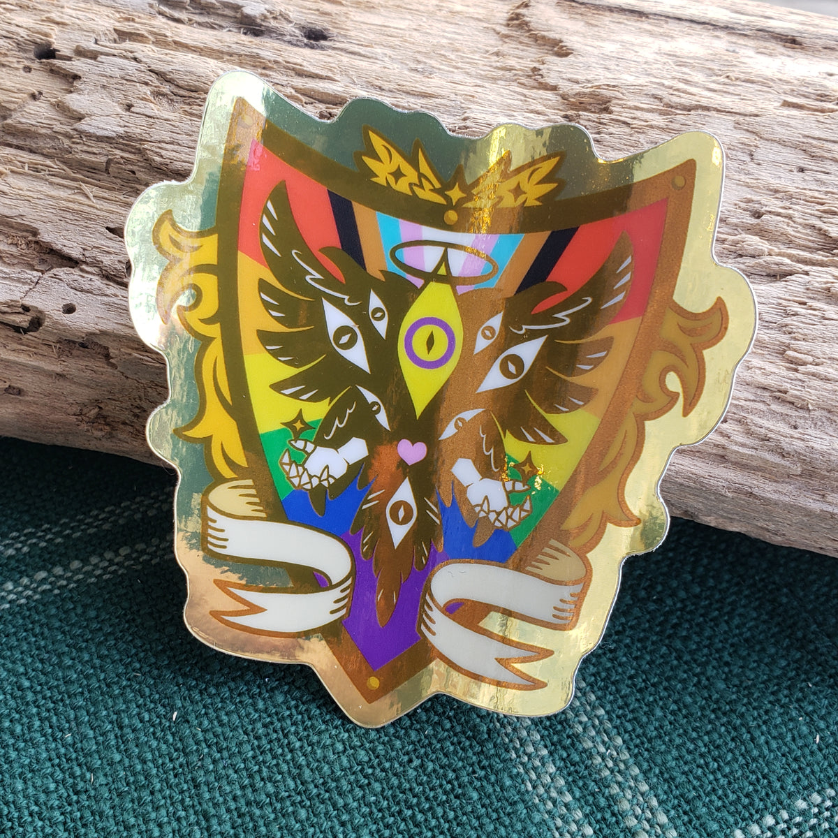 Pride Flag Heraldry Stickers – Forager Vintage