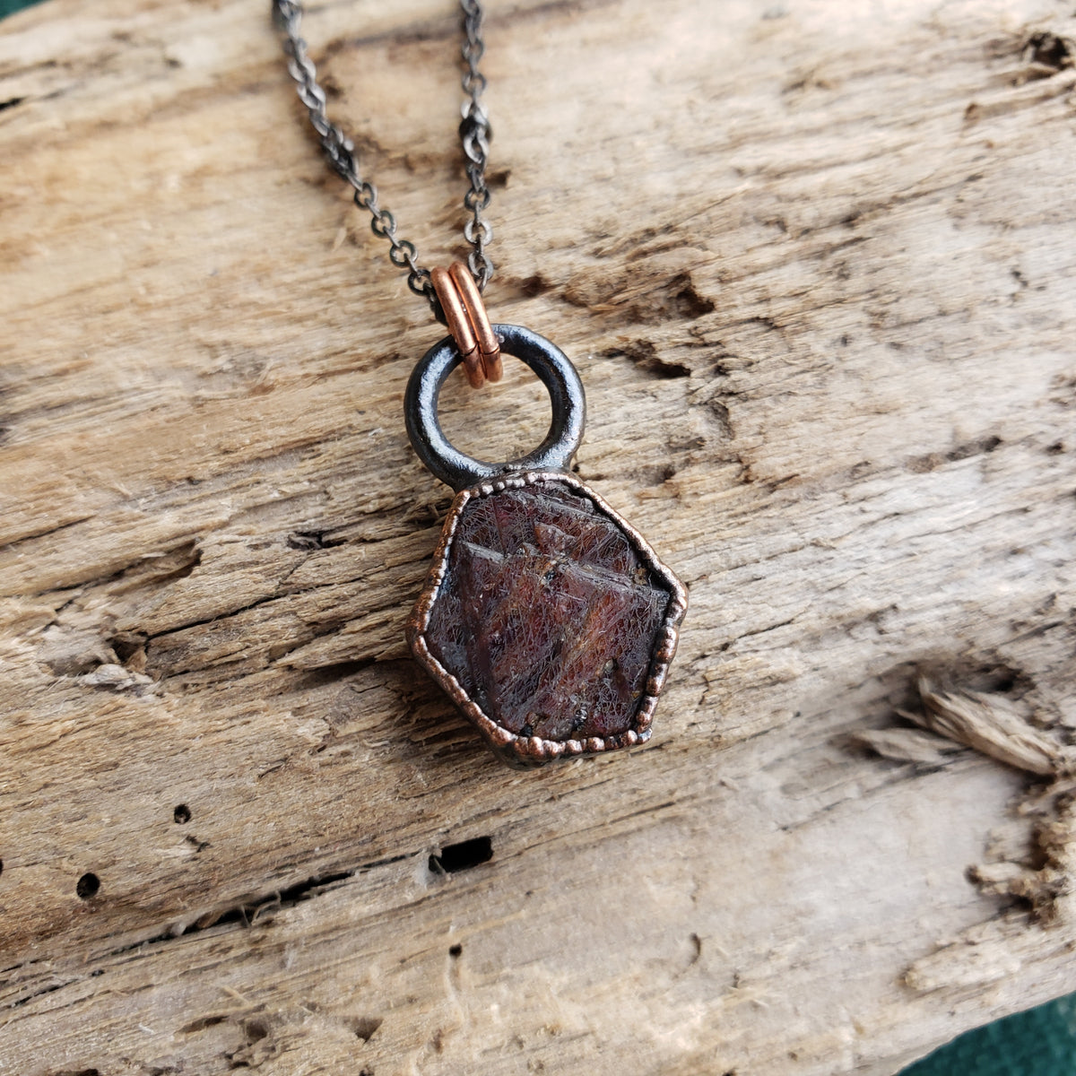 Copper Ruby Pendant – Forager Vintage