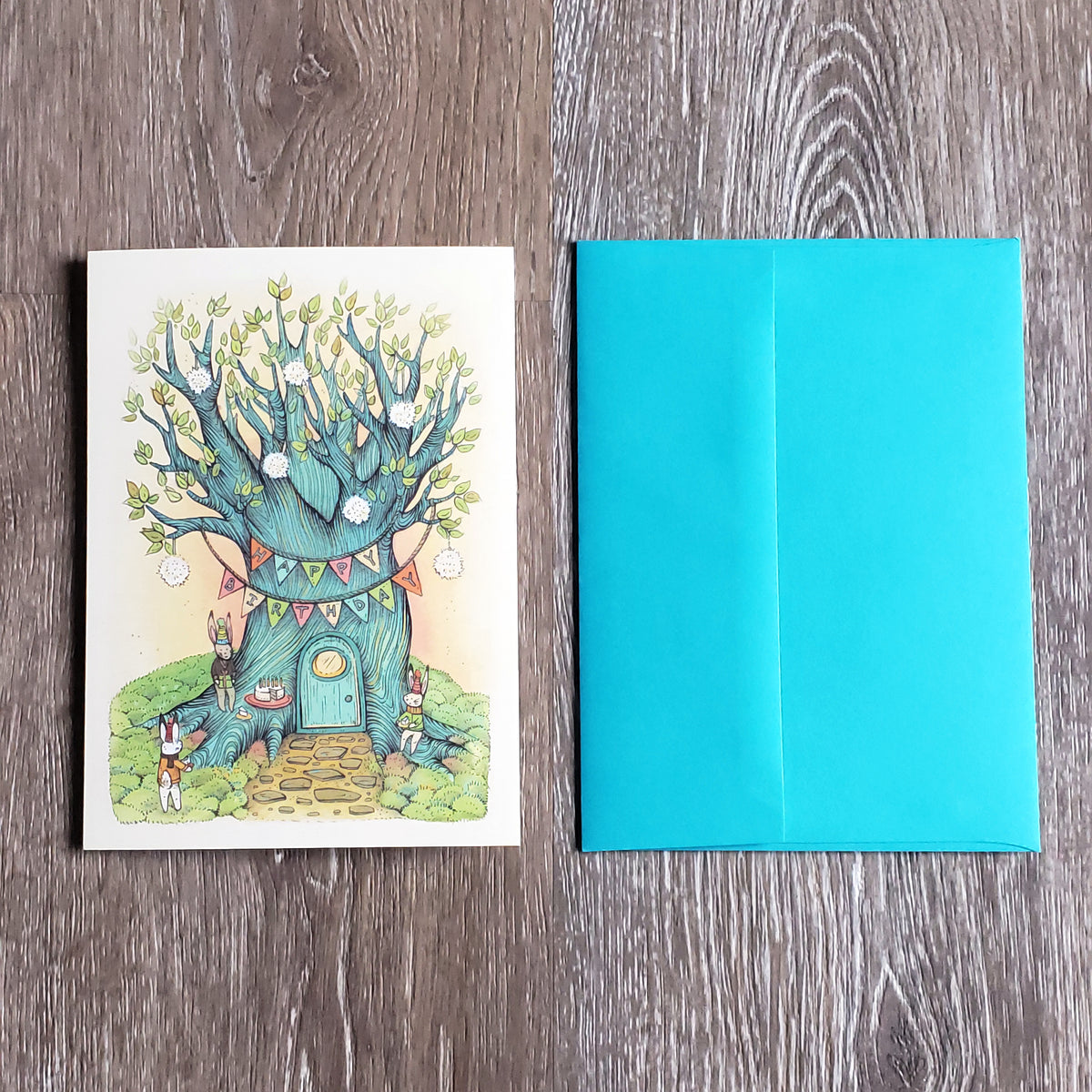 Happy Birthday Treehouse Greeting Card – Forager Vintage