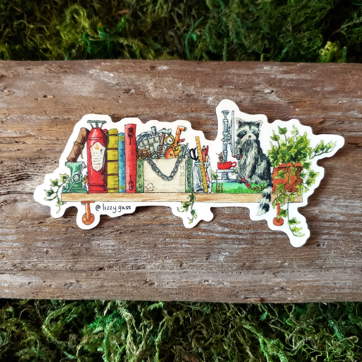 The Inventor's Shelf Vinyl Sticker – Forager Vintage