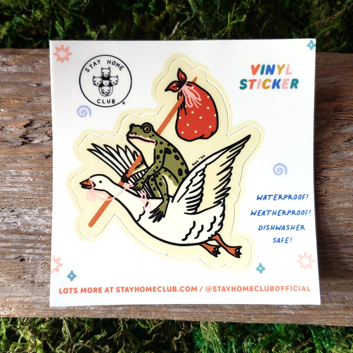 Goose Ride Vinyl Sticker – Forager Vintage