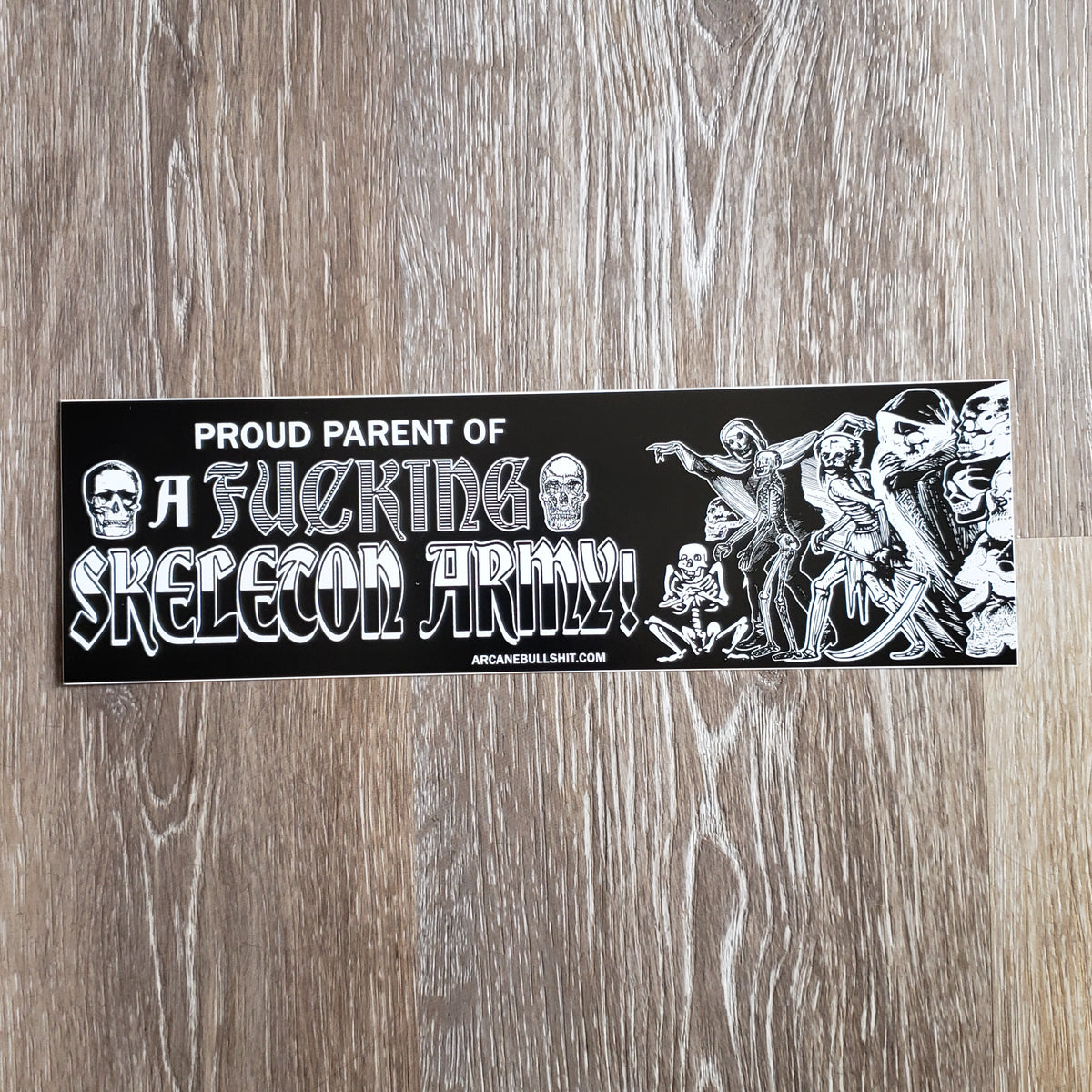"Skeleton Army" Bumper Sticker – Forager Vintage