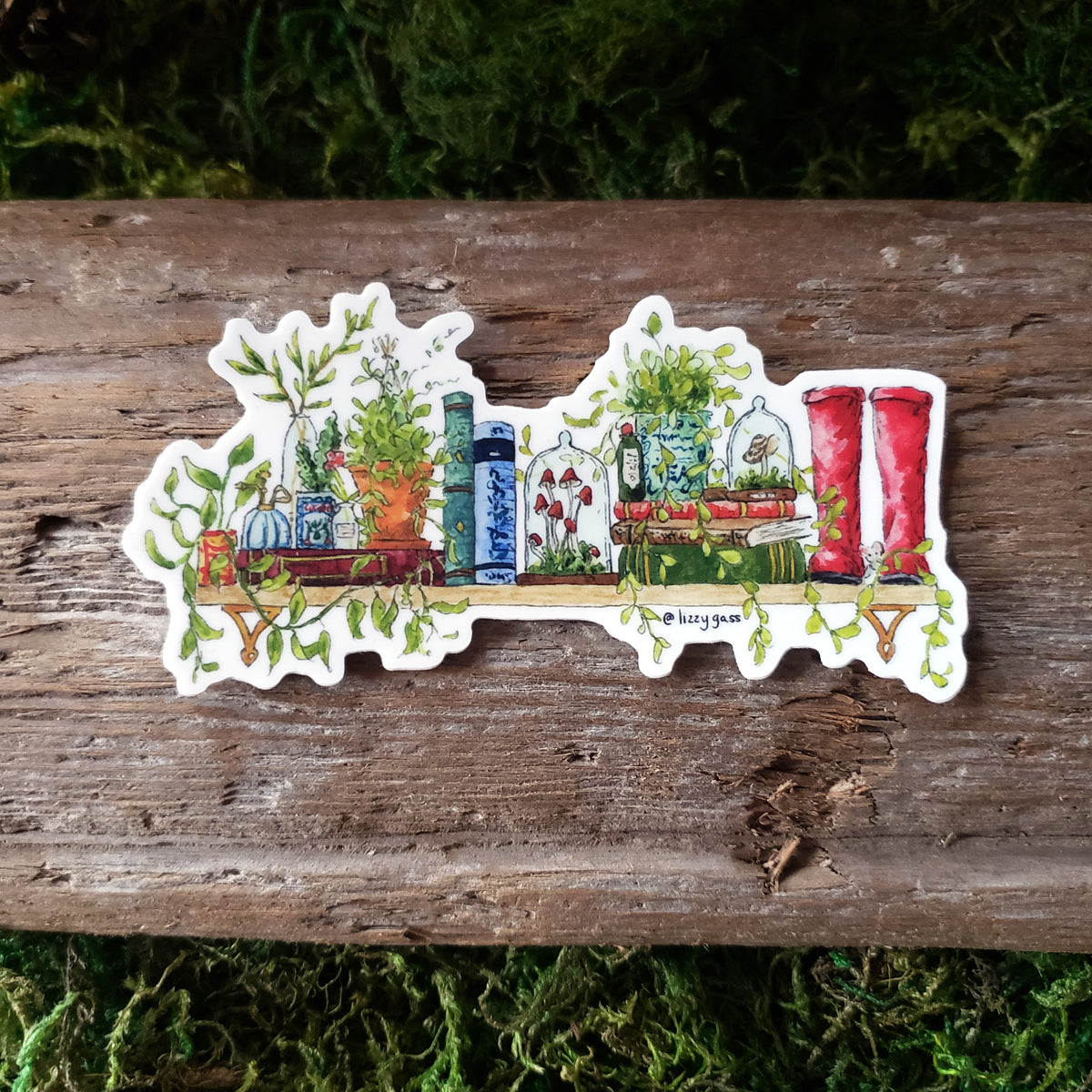 The Botanist's Shelf Vinyl Sticker – Forager Vintage