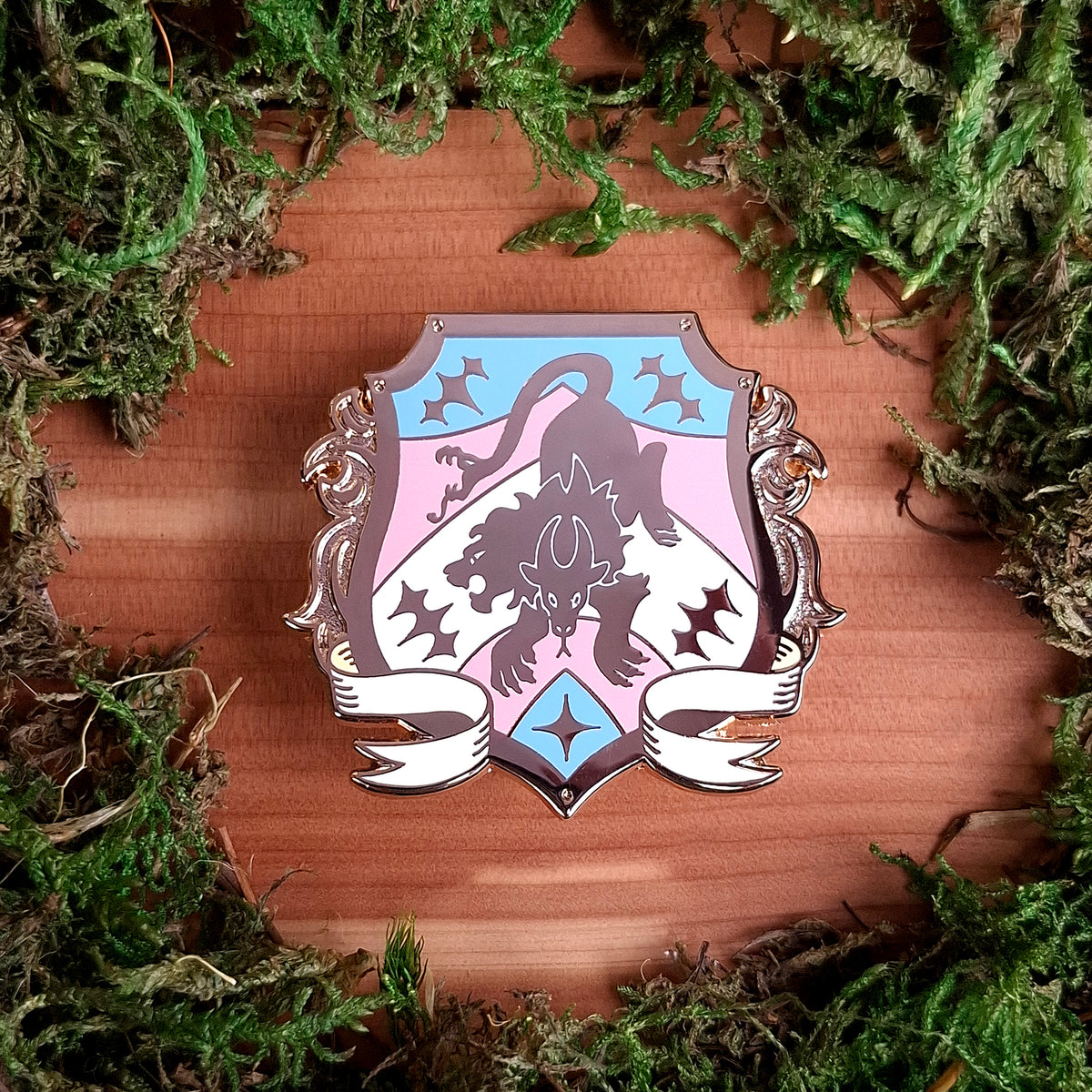 Trans Pride Chimera Enamel Pin – Forager Vintage