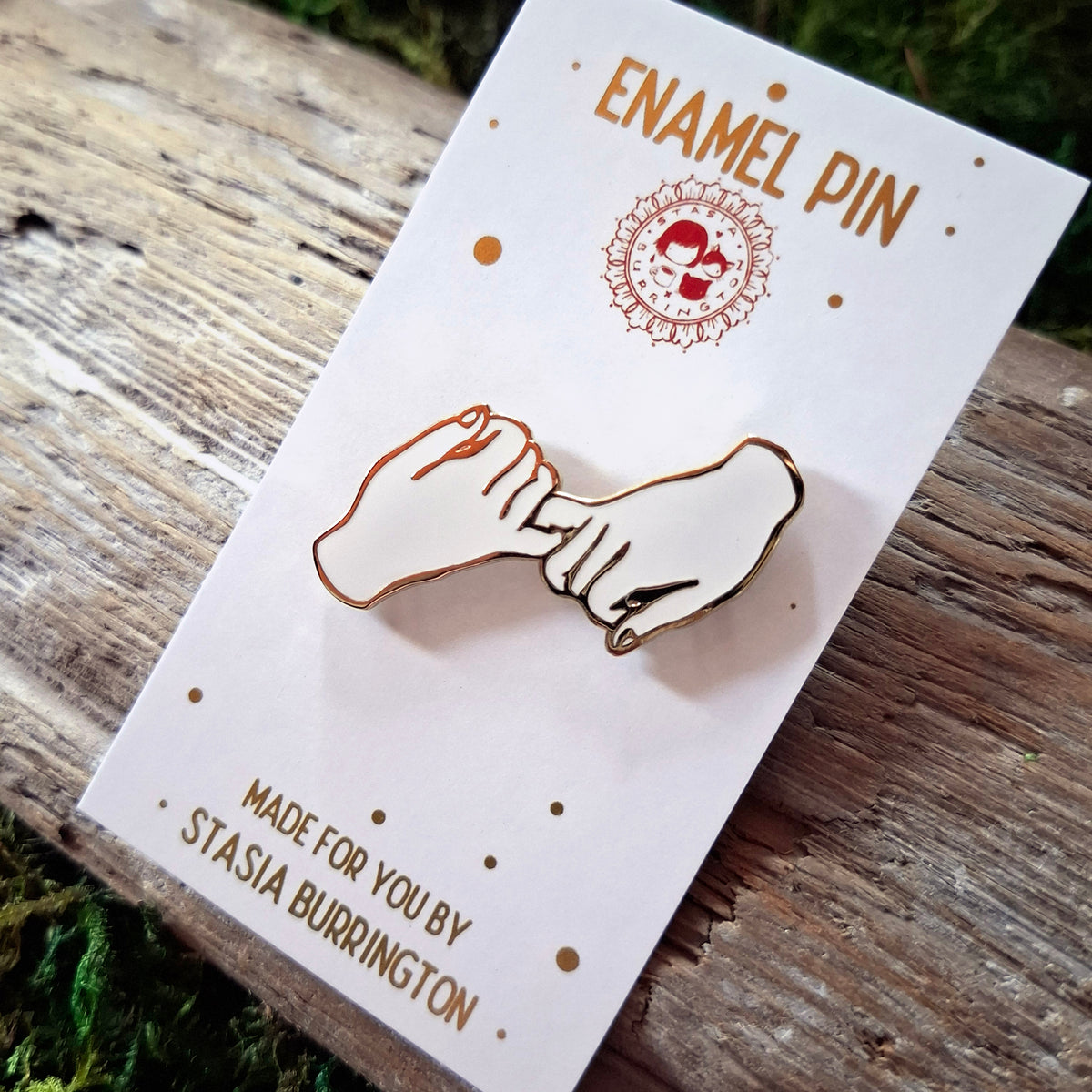 Pinky Promise Enamel Pin – Forager Vintage